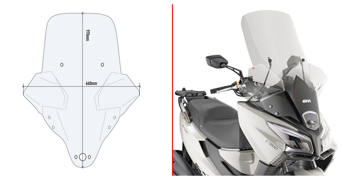 GIVI SPECIFIC FITTING KIT D6115DT - 323-D6115KIT