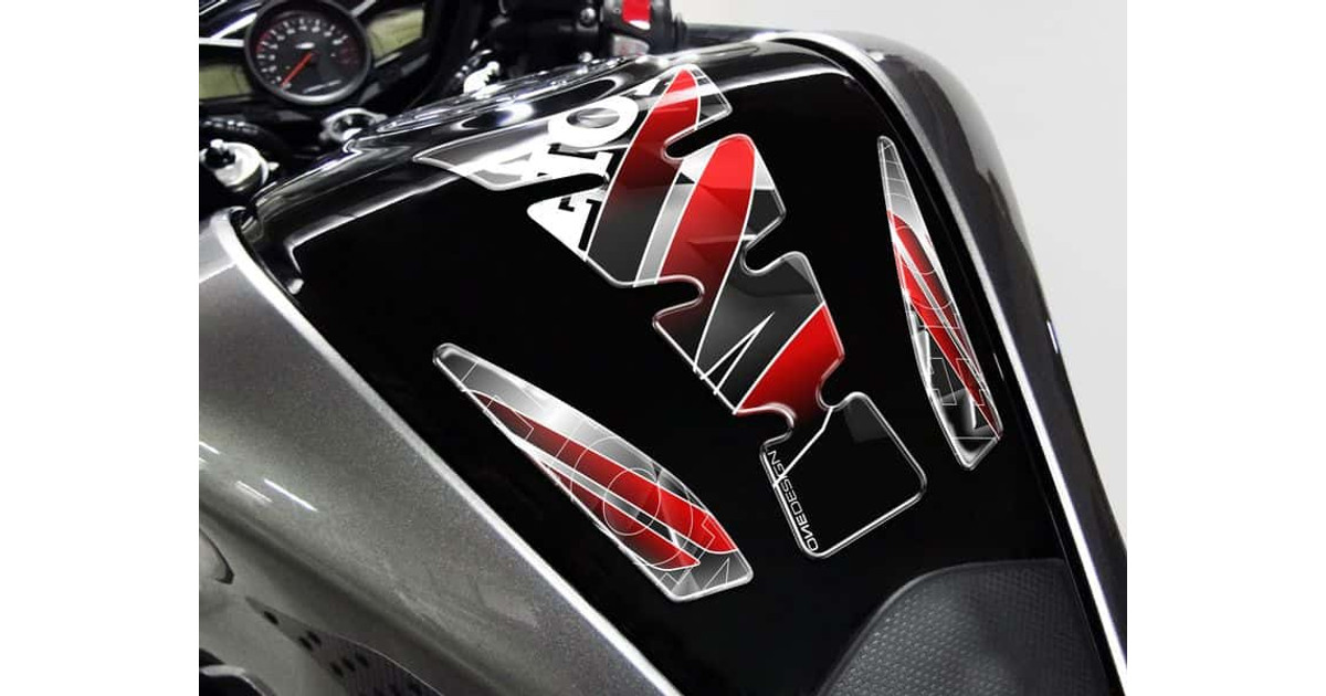 Puig Tank Pad Mod.Wings Honda C/Gray-Black - 33-4785P
