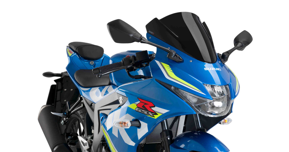 Puig Racing Screen Suzuki Gsx-R125 17- C/Black - 33-9721N