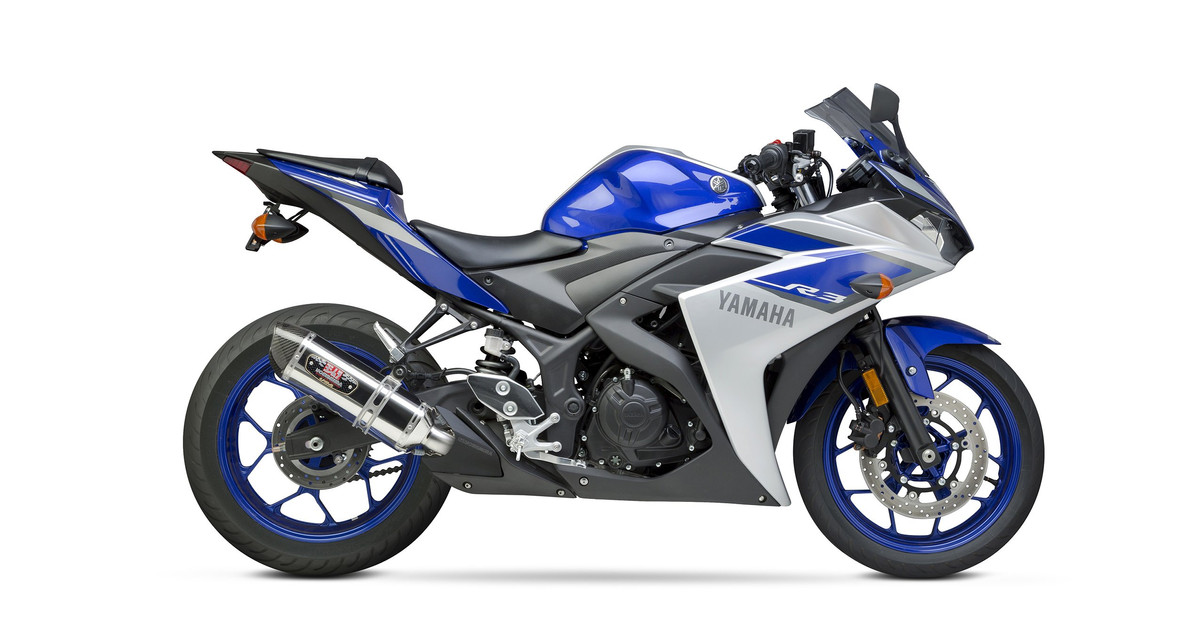 Yoshimura Slip-On Yamaha Yzf-R3 2015-19 Signature R-77 So Ss-Ss-Cf - 31 ...