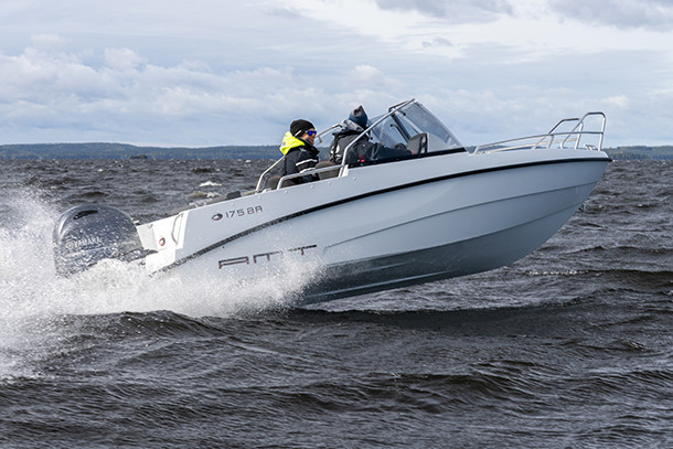 AMT 175 BR Vene Yamahan F70BETL Perämoottorilla - AMT175BR2670L